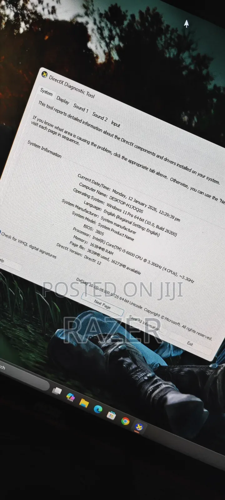 Desktop Computer Asus 16GB Intel Core I5 HDD+SSD 500GB in Kumasi ...