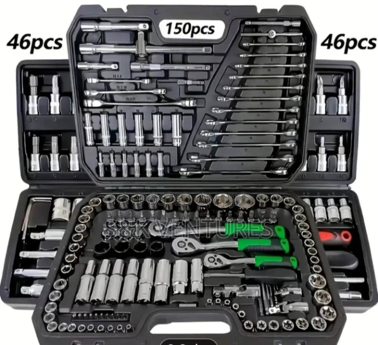 New Tools Box Set, 46pcs in Oyibi - Vehicle Parts & Accessories, Steve ...