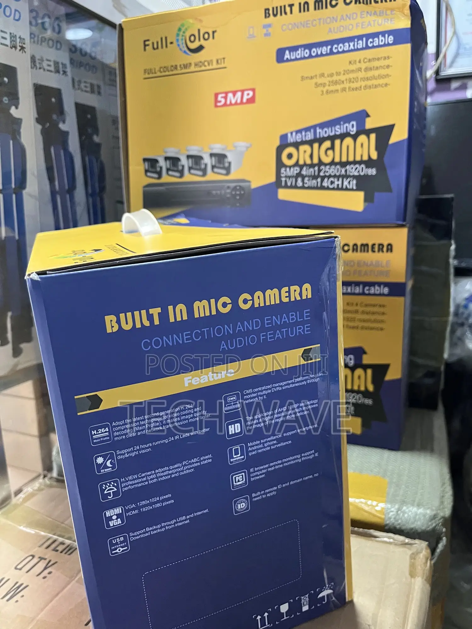 4 Channels CCTV Camera Kit in Circle - Security & Surveillance, Tech ...