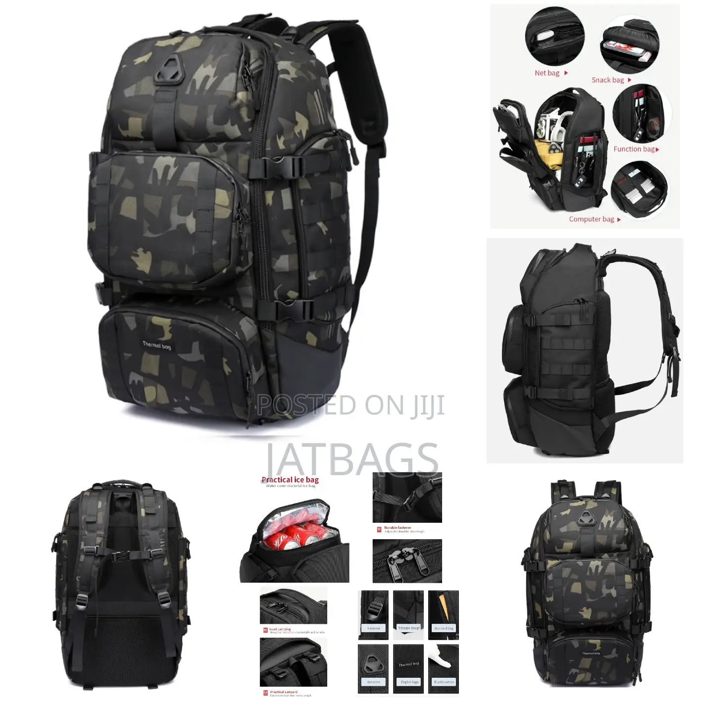 Camouflage Anti-Theft Waterproof Laptop Backpack (Free Delivery) in ...