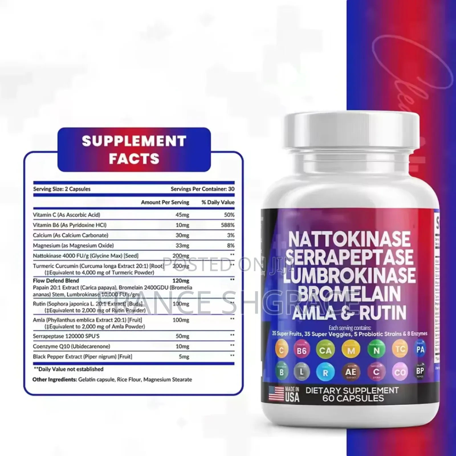 Nattokinase Serrapeptase Lumbrokinase Bromelain in Taifa-Burkina ...