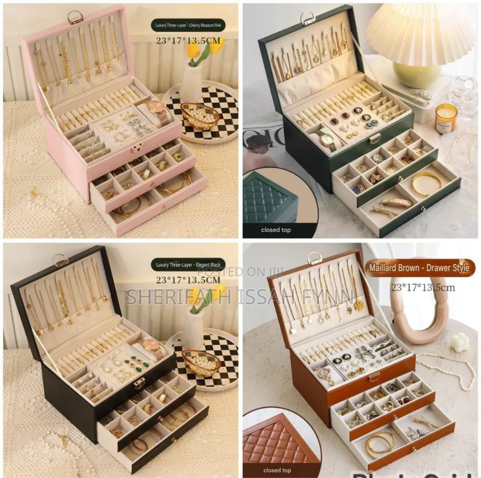 Drawer-Style Jewelry Box in Spintex - Storage & Organization, Rifa's ...