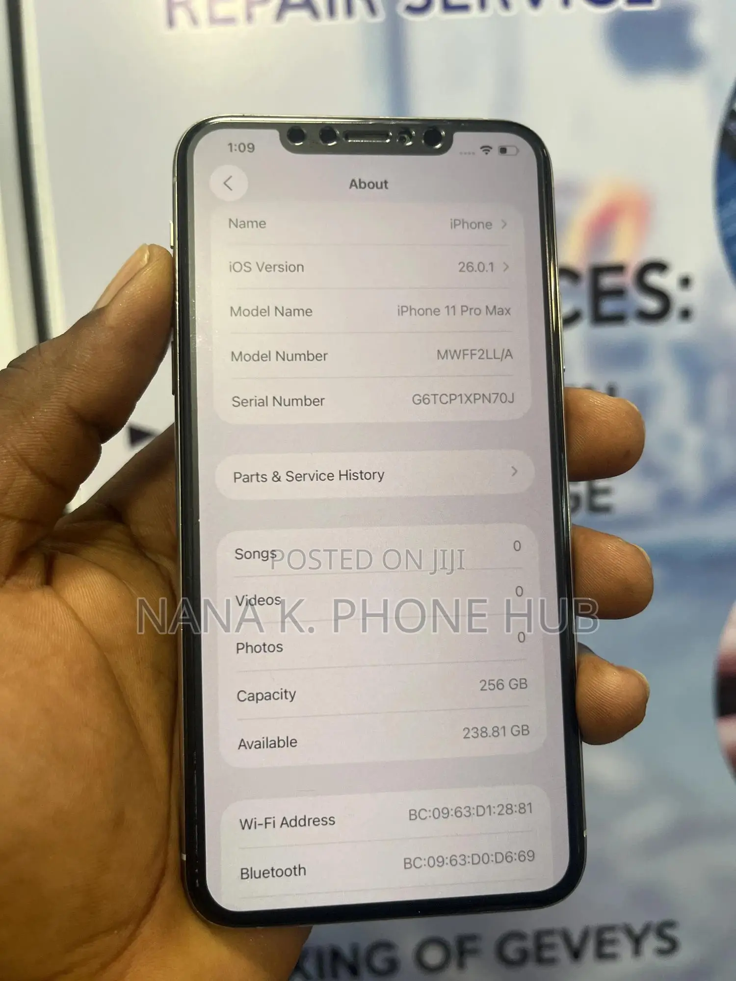 Apple iPhone 11 Pro Max 256 GB Silver in Takoradi - Mobile Phones, Nana ...