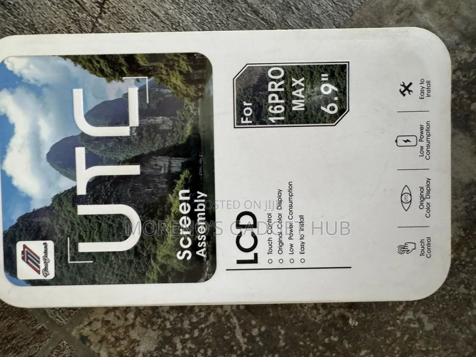 Normal Phone Screen for iPhone 16 Pro Max in Circle - Accessories for ...