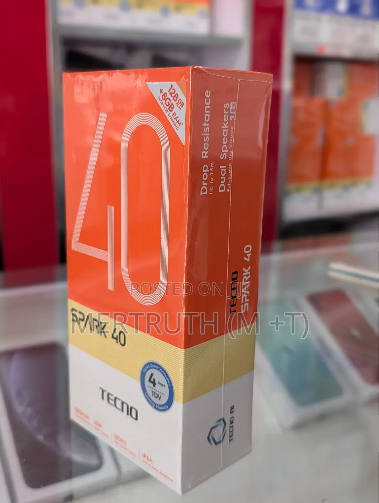 New Tecno Spark 40 128 GB Black in Circle - Mobile Phones, Mertruth Ent ...