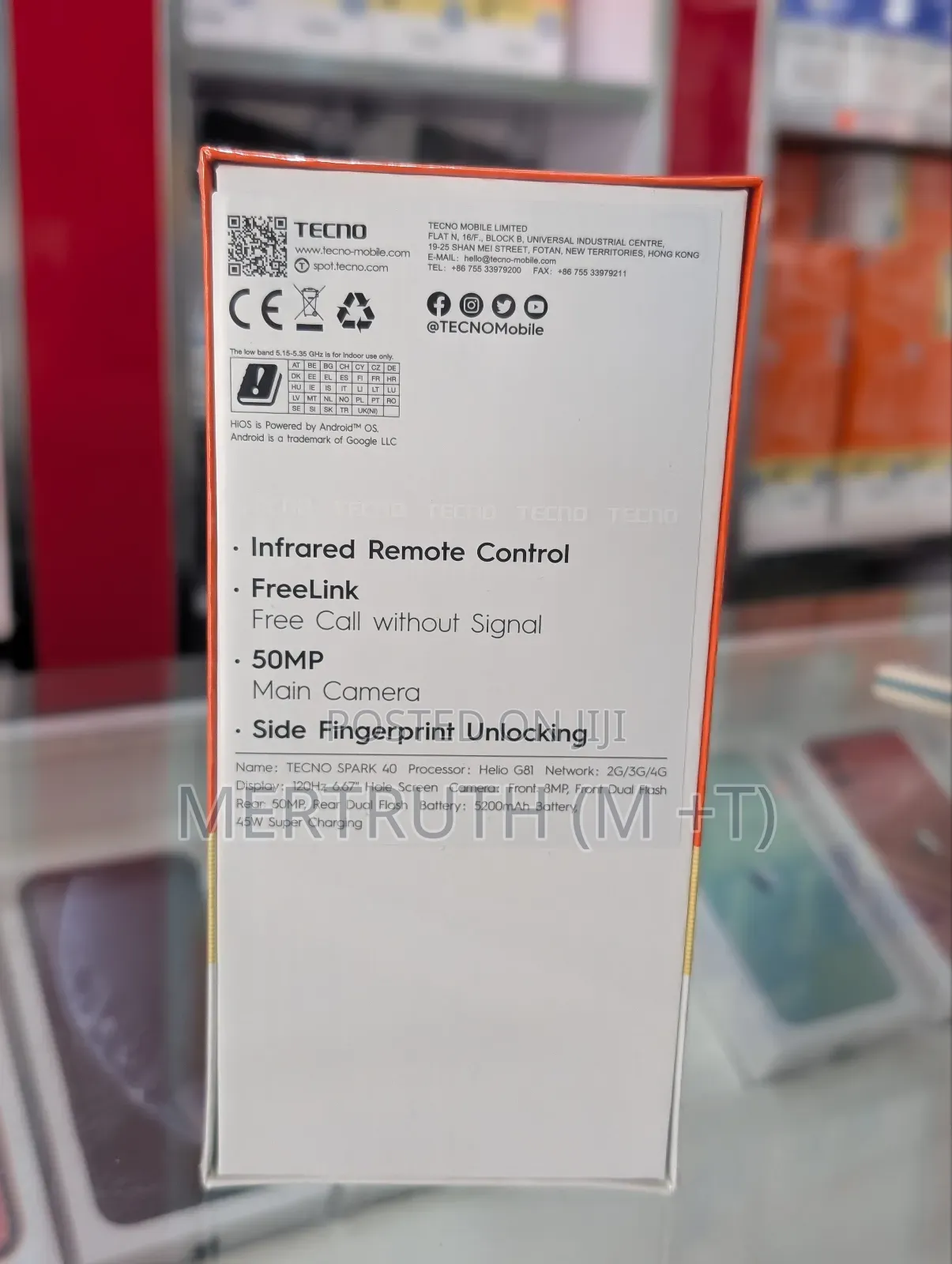 New Tecno Spark 40 128 GB Black in Circle - Mobile Phones, Mertruth Ent ...