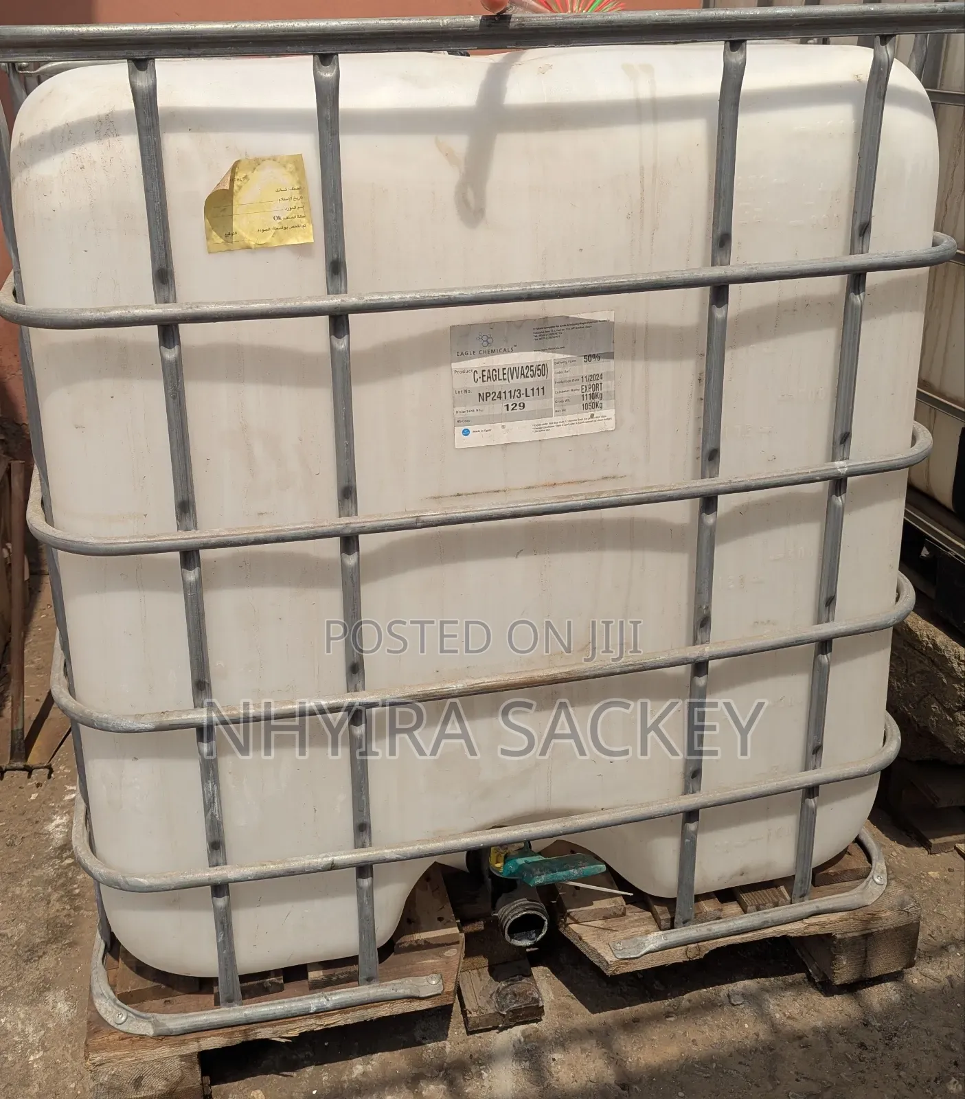 White Ibc Tank With Wooden Pallet in Tema Metropolitan - Plumbing ...