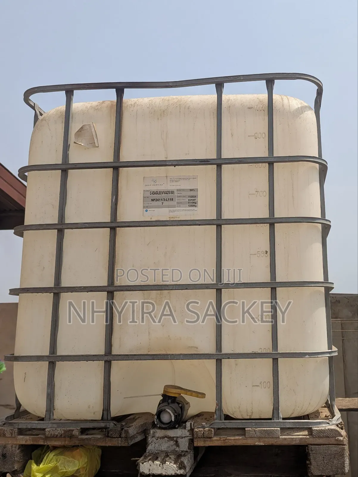White Ibc Tank With Wooden Pallet in Tema Metropolitan - Plumbing ...