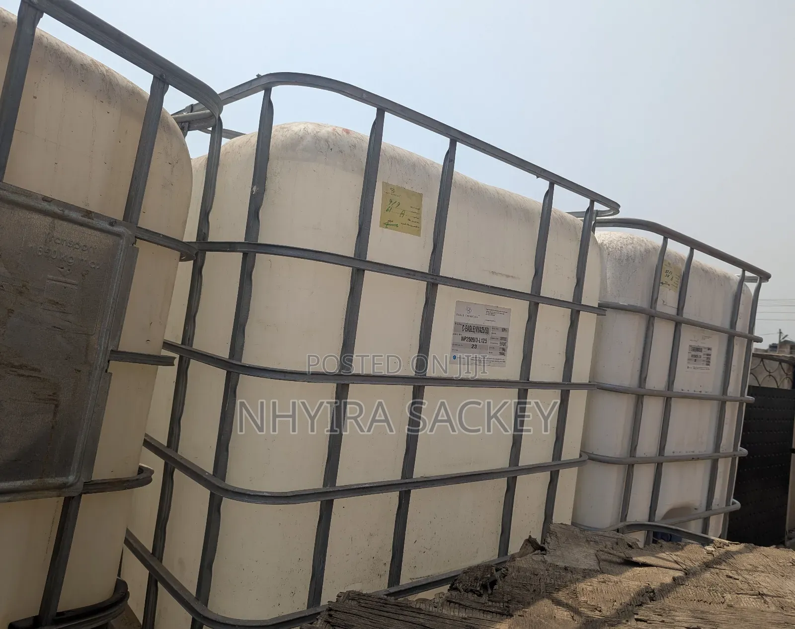 White Ibc Tank With Wooden Pallet in Tema Metropolitan - Plumbing ...
