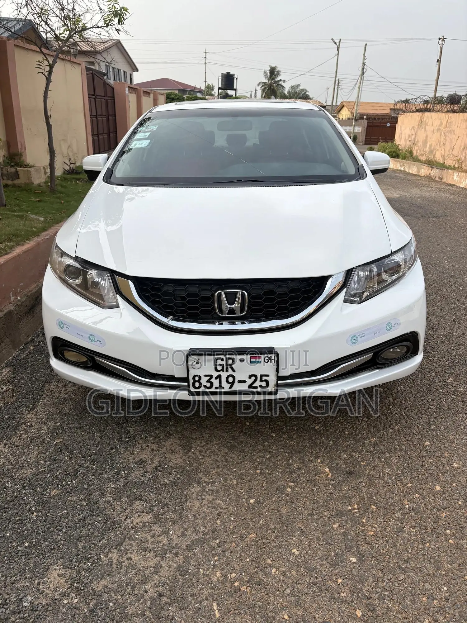 Honda Civic 2015 White in Teshie - Cars, Gideon Birigan | Jiji.com.gh