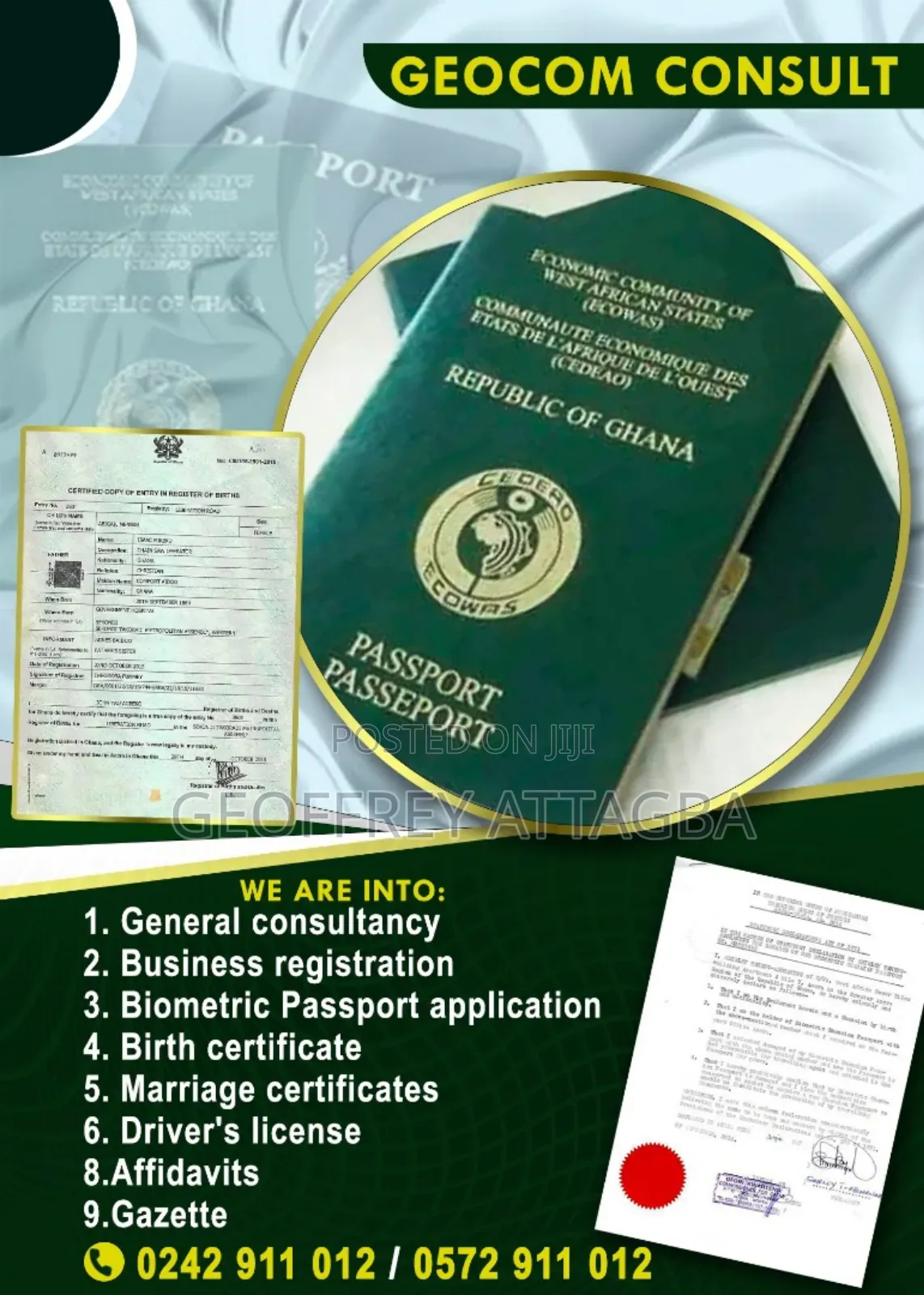 Professional Passport Service in Achimota - Travel Agents & Tours, Geoffrey Attagba | Jiji.com.gh