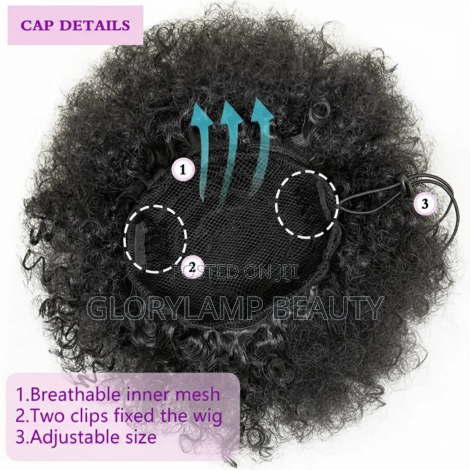 Afro Curly Drawstring Ponytail – Afro Puff Bun Extension – Black in ...