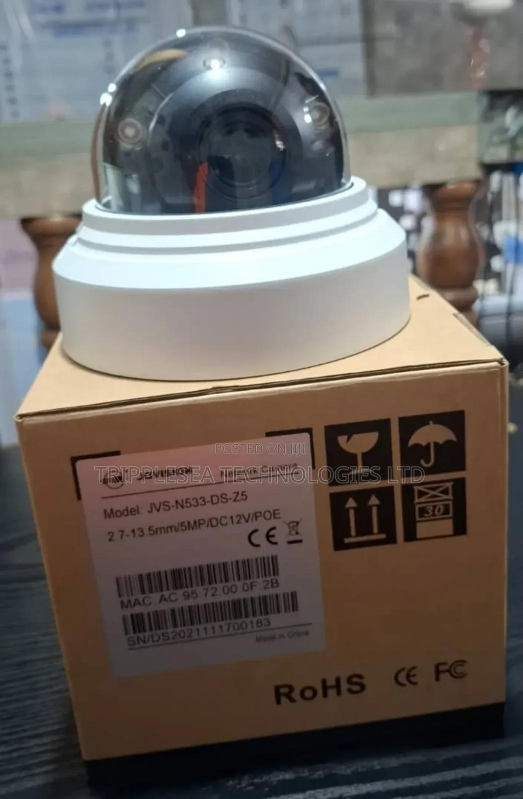 JVS-N533-Ds-Z5 Plate Number Capture Camera 5mp/5mm in Accra ...