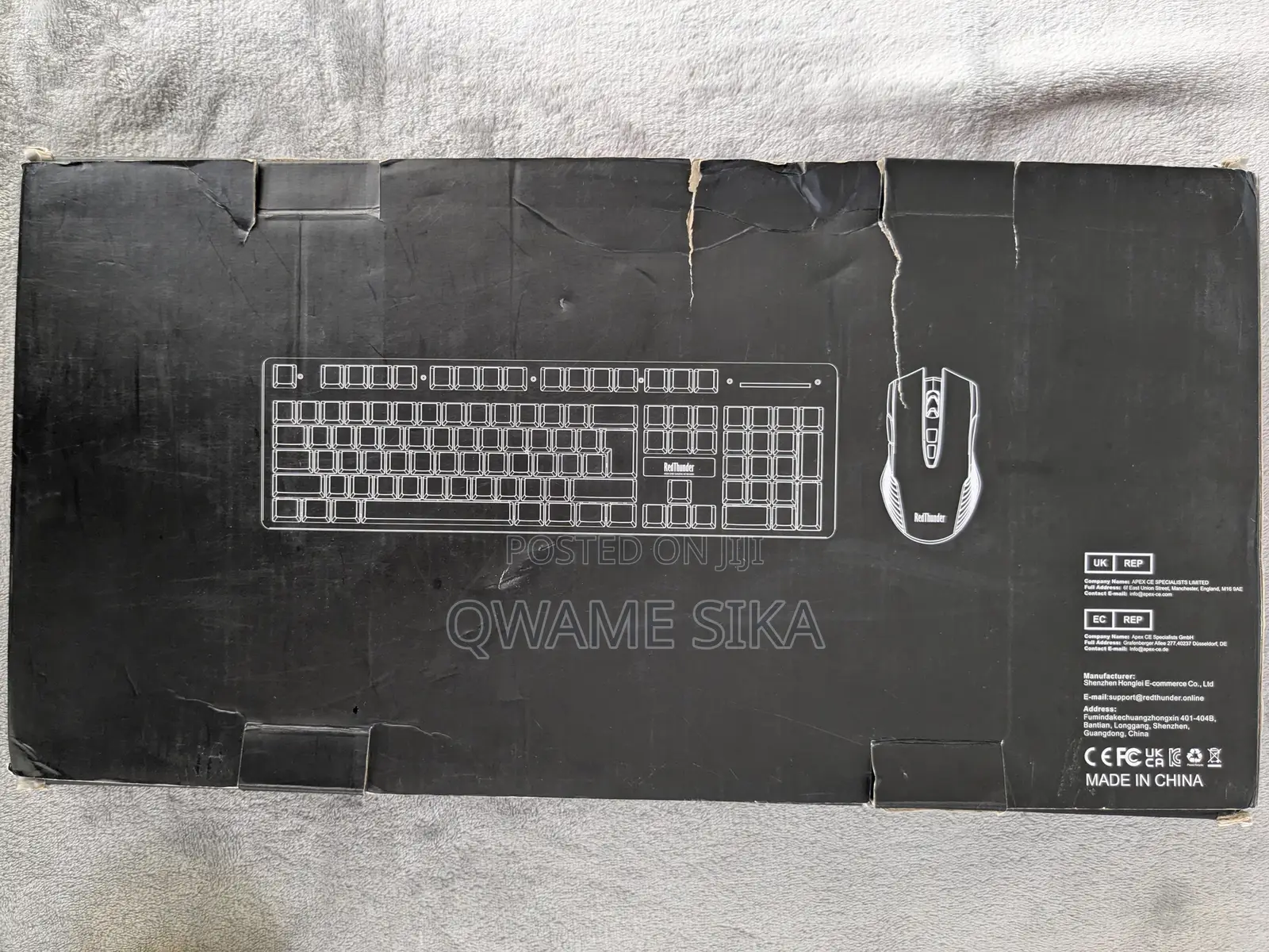 Red Thunder Wireless Gaming Keyboard Mouse Combo for Sale in Ga East ...