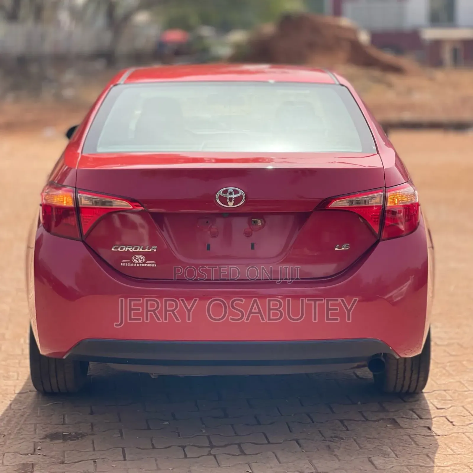 Toyota Corolla LE 4dr Sedan (1.8L 4cyl CVT) 2017 Red in Accra ...