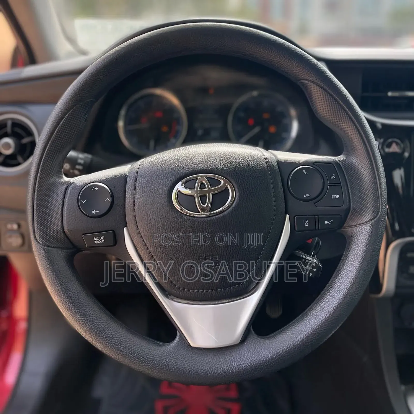 Toyota Corolla LE 4dr Sedan (1.8L 4cyl CVT) 2017 Red in Accra ...