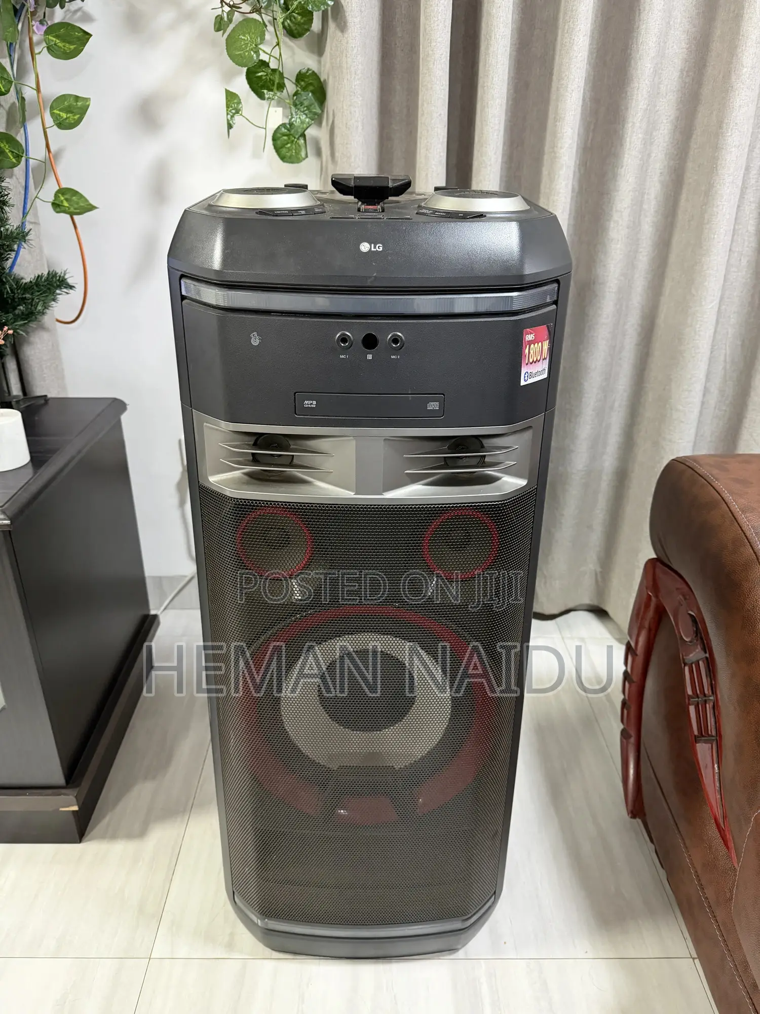 Lg High-Power Party Speaker / Dj System – Bluetooth, Usb, Karaoke in ...