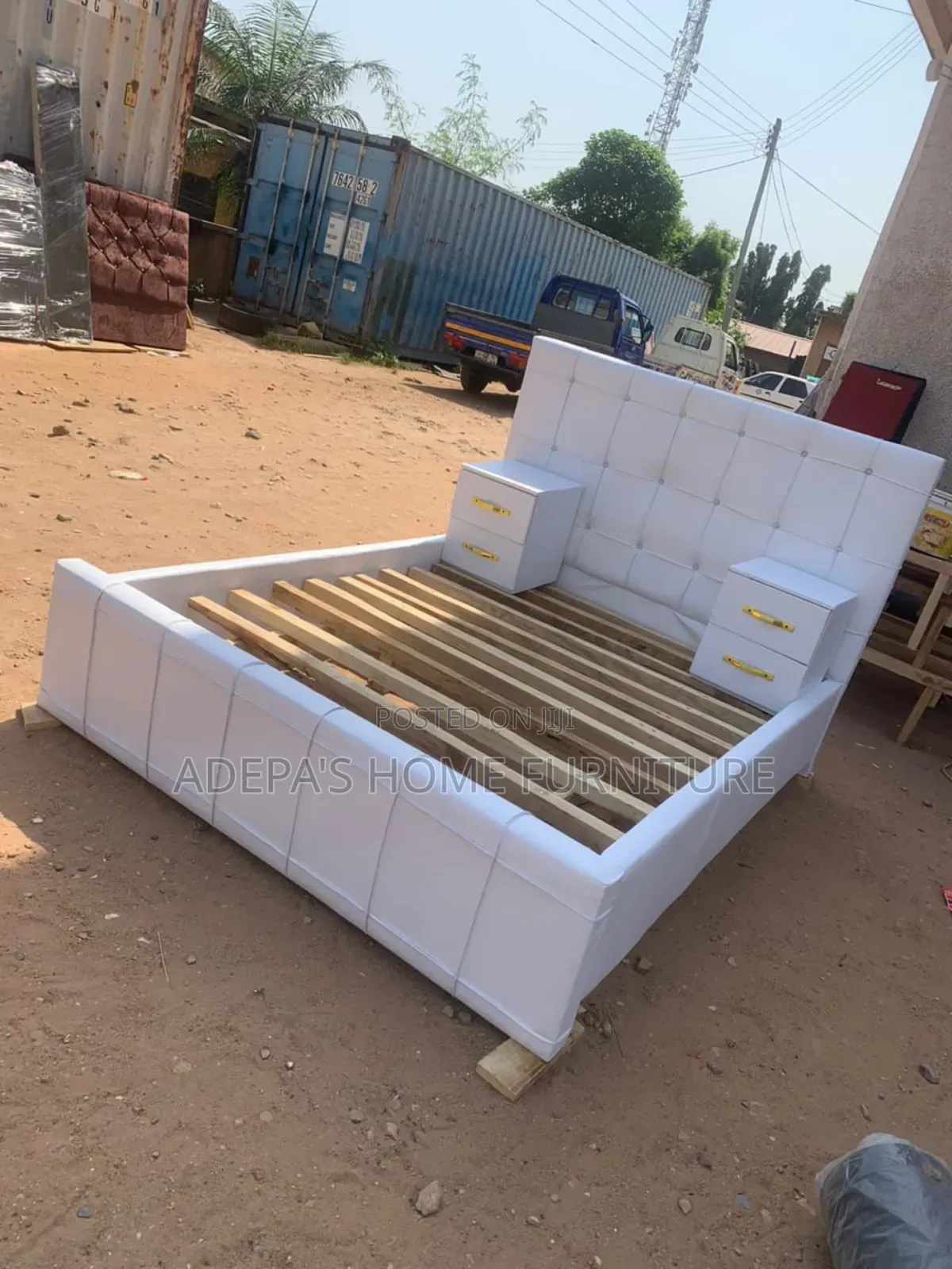 Double Bed Frame in Kotobabi - Furniture, Susana Arkorful | Jiji.com.gh