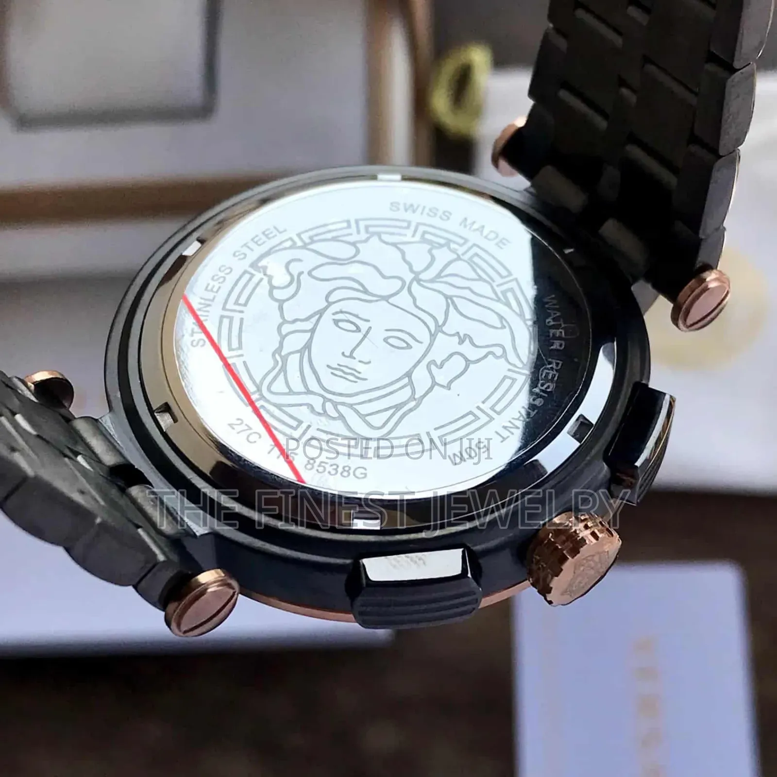 Versace 8538g Stainless Steel Black Japanese Mens Watch in Accra ...