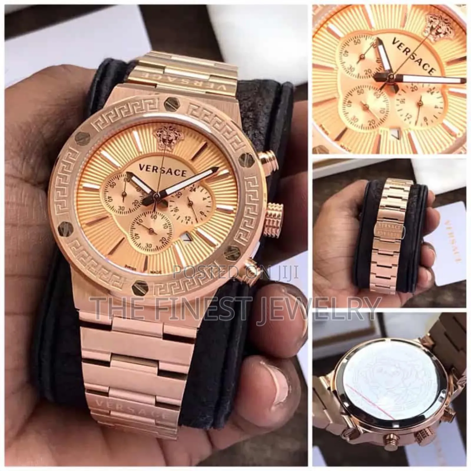 Versace Chronograph Vez900421 Rosegold Dial Men Watch in Accra ...