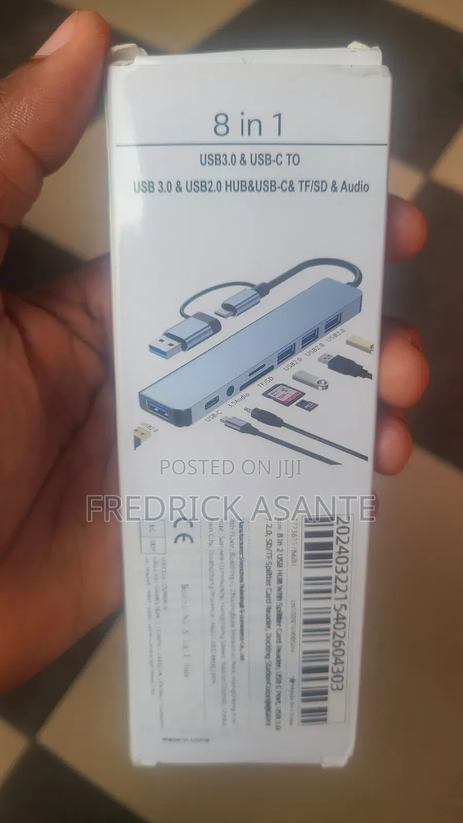 Type-C Adapter 8 in 1 in Kumasi Metropolitan - Computer Accessories ...