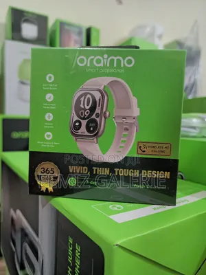 Oraimo Watch 5 2.01" Hd Panda Glass 1atm Smart Watch - Sunset Pink in ...