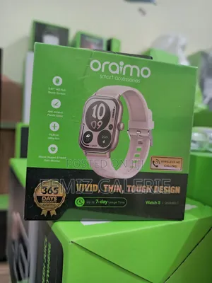 Oraimo Watch 5 2.01" Hd Panda Glass 1atm Smart Watch - Sunset Pink in ...