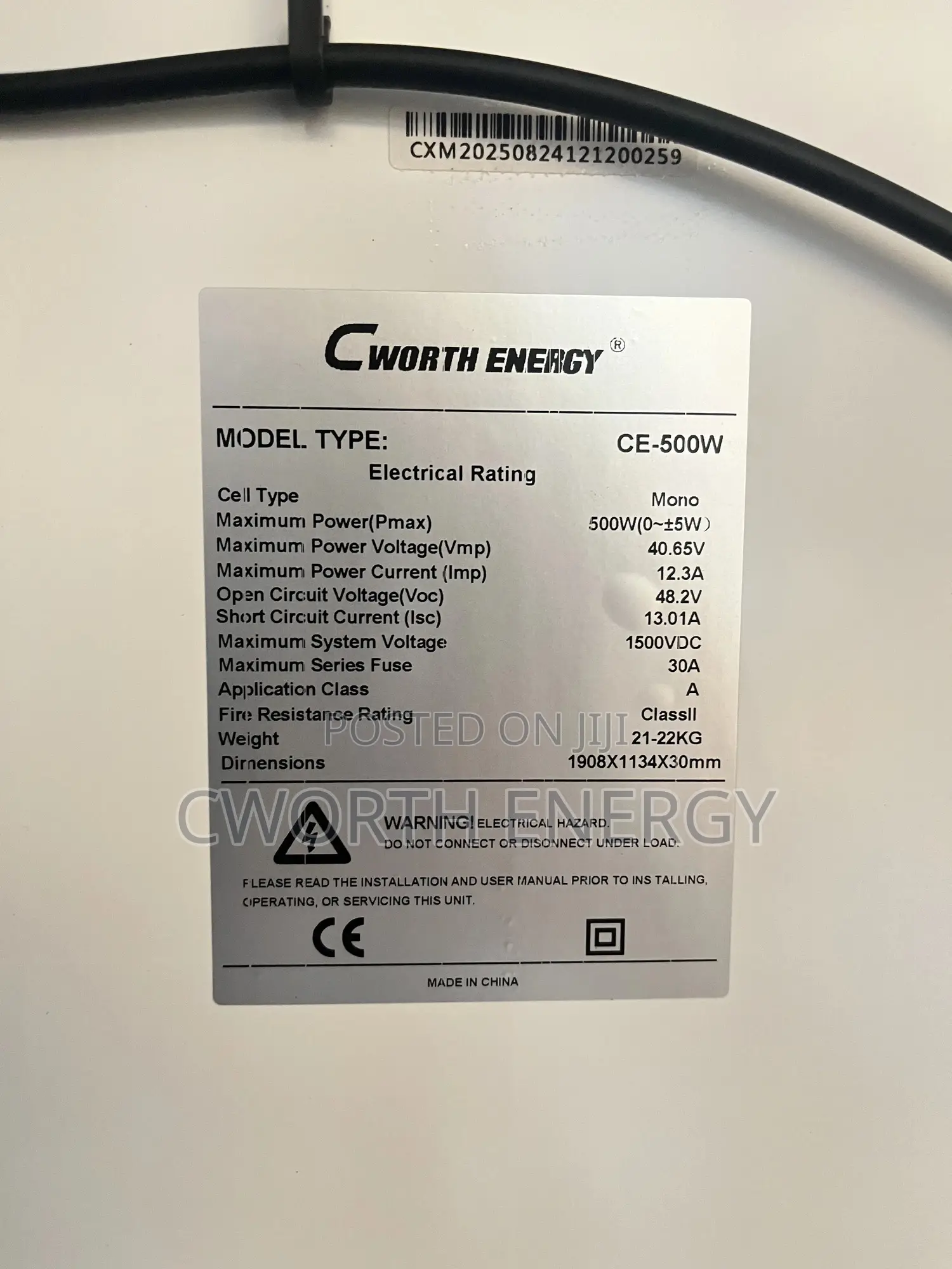 500w Solar Panels in Kumasi Metropolitan - Electrical Equipment ...