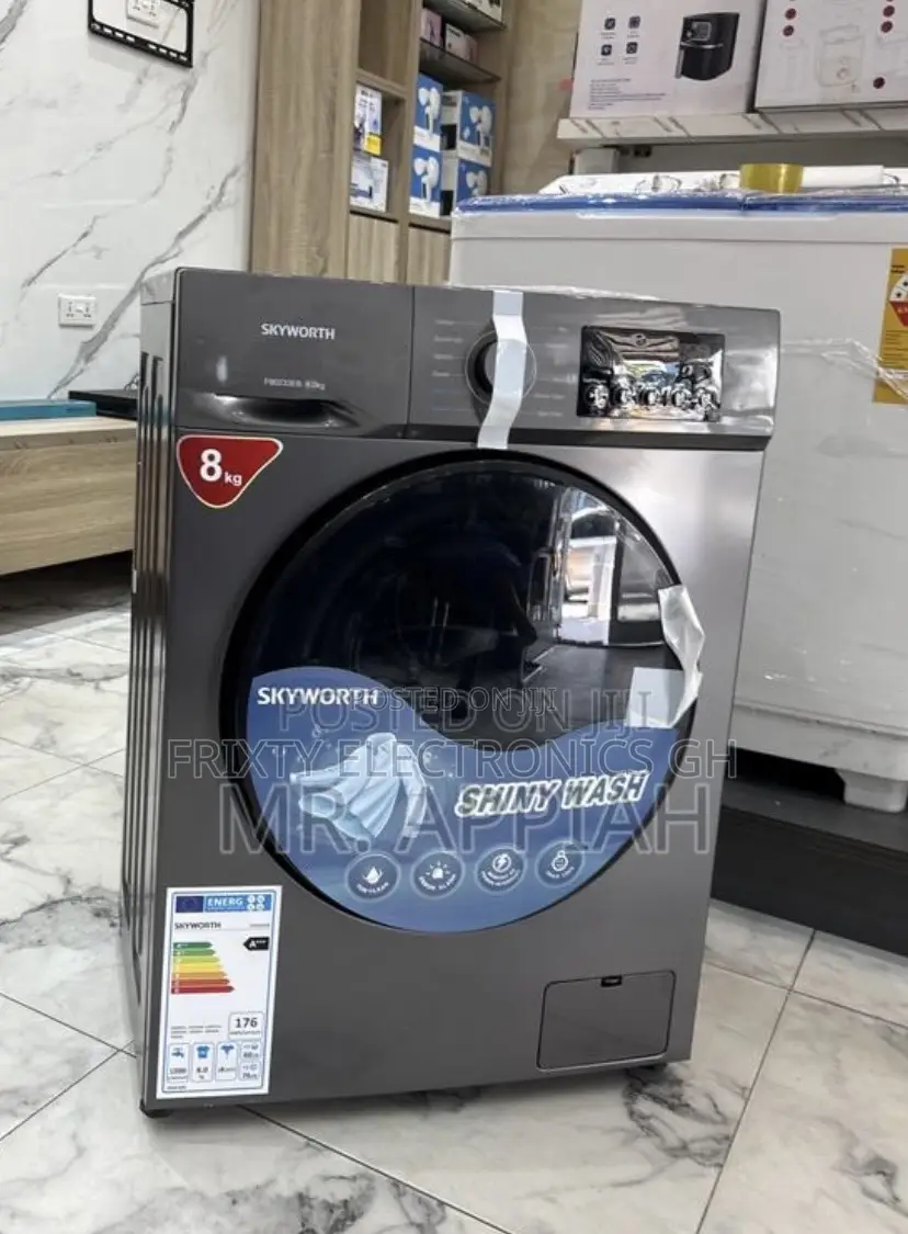 Classic ~ Front Load Skyworth 8kg -Fully Auto Washing Machine in Accra ...