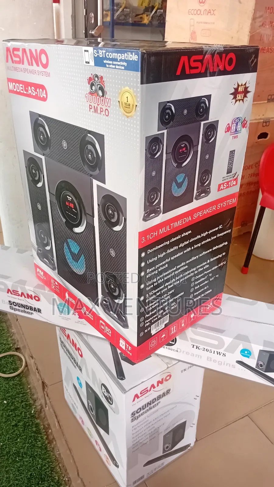 Asano as-104 Speaker System – Deep Bass Clear Audio in Accra ...