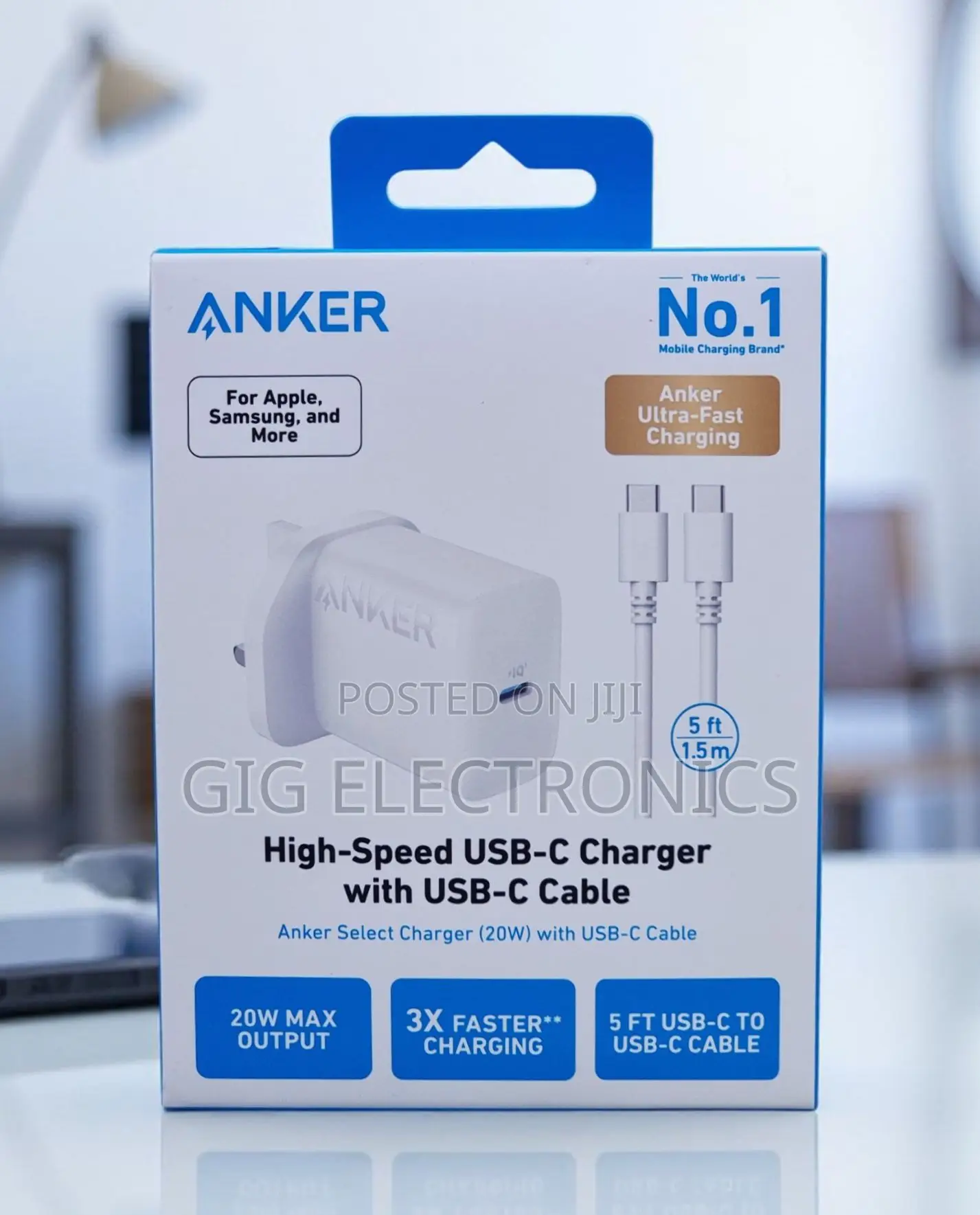 Anker 20w Usb C Ultra Fast Charger in Lapaz - Computer Accessories ...