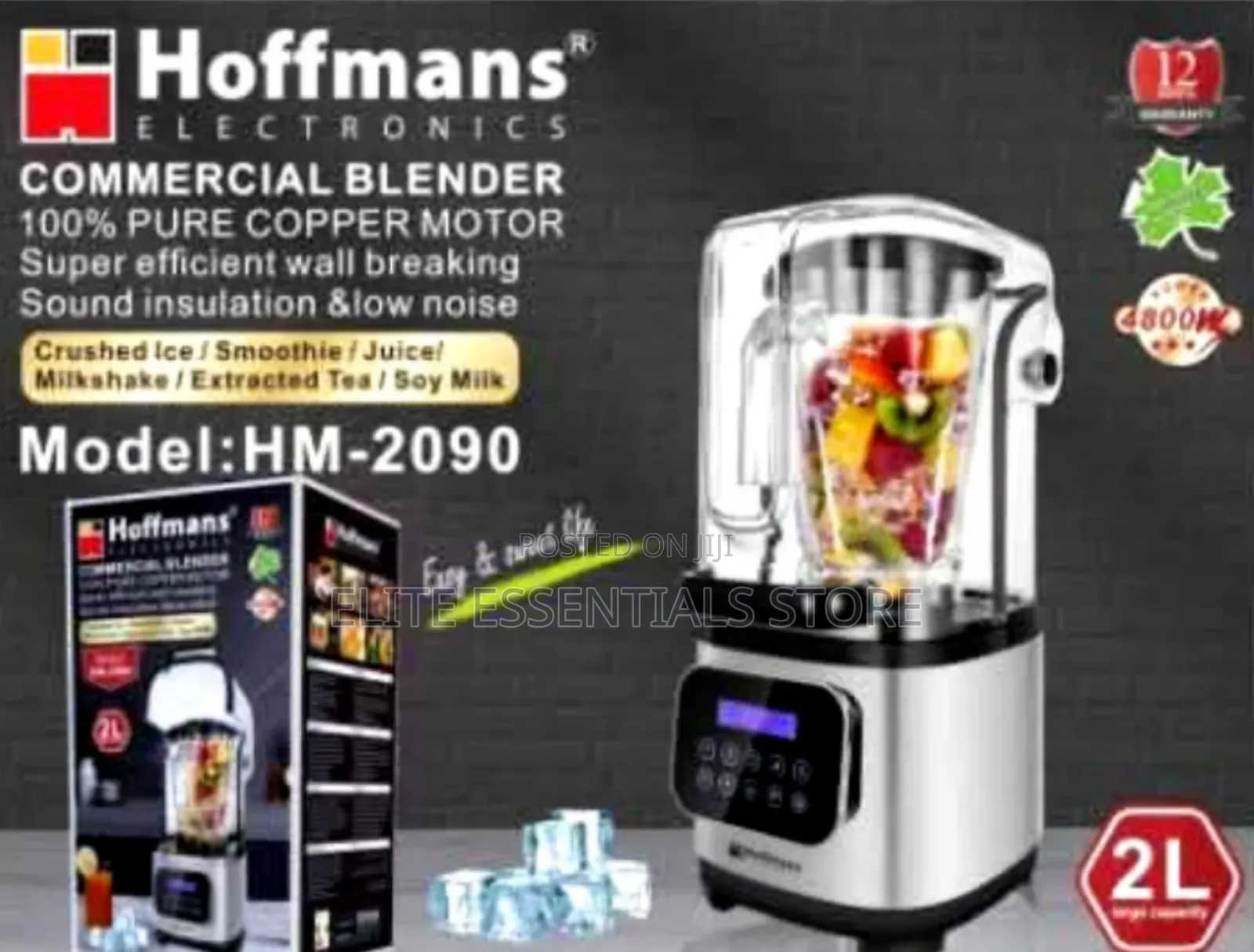Super High Quality Commercial Blender With Sound Insulation Low Noise ...