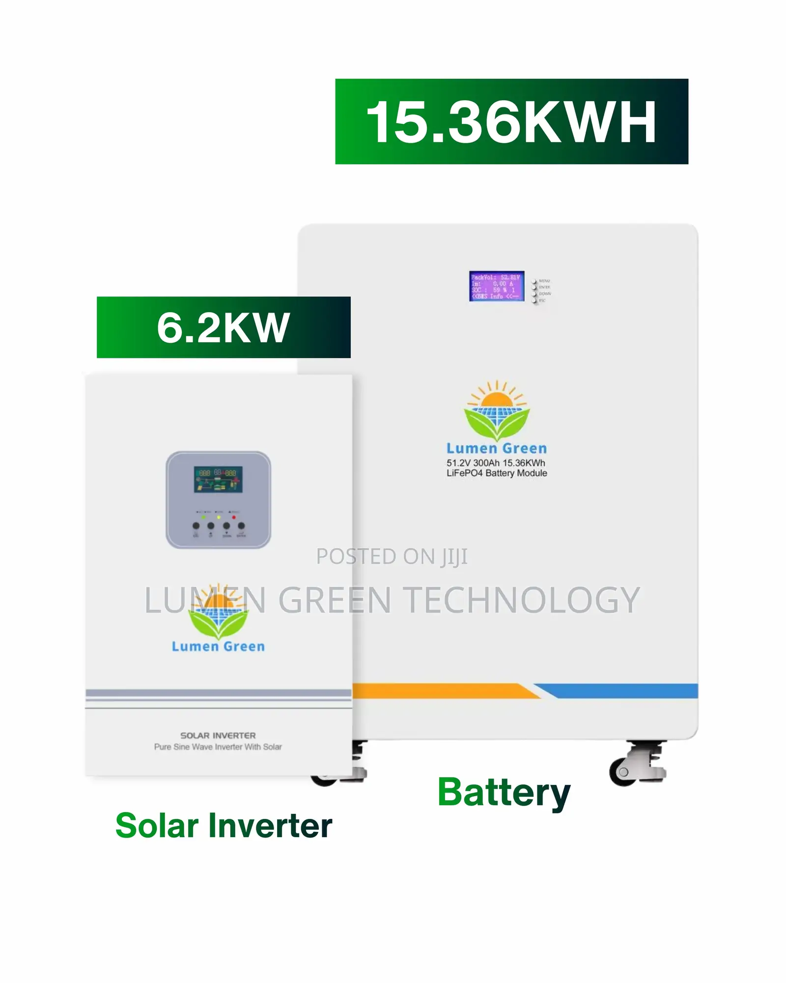 15.36kwh Solar Battery 6.2kw Inverter in Kaneshie - Electrical ...