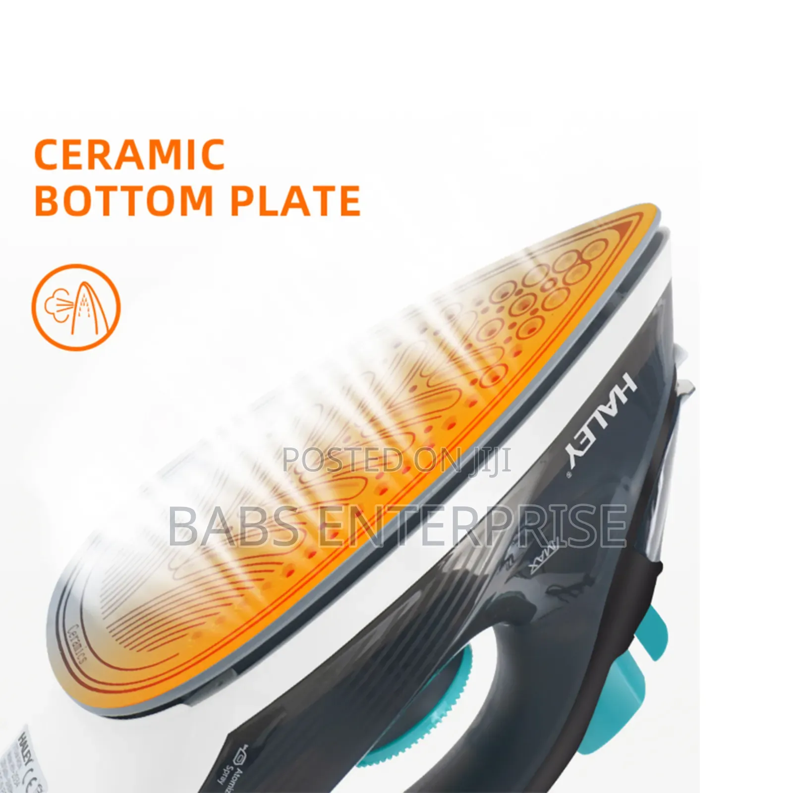 Haley Iron Steam Iron Green Black 2000watt Hy-2034 in Accra ...