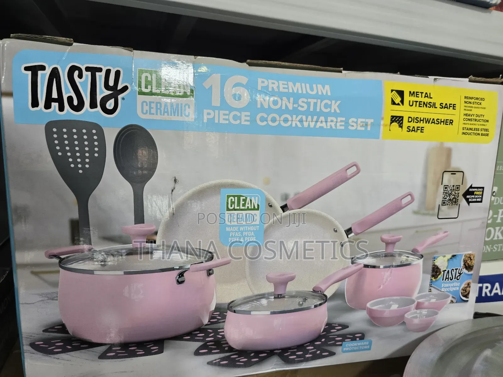 Tasty 16pcs Ceramic Nonstick Cookware in Madina - Kitchenware ...