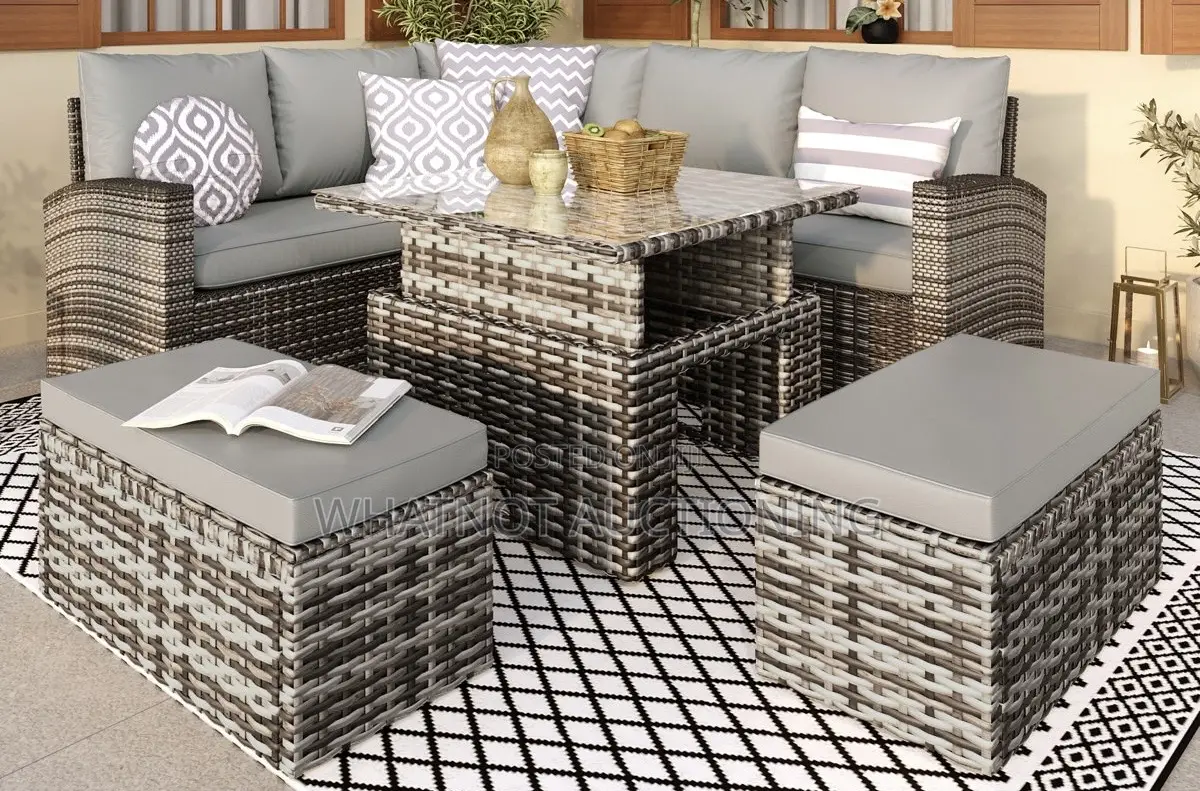 Debbagh Square 9 - Person 89cm Lift-Up Long Dining Set in Nungua ...