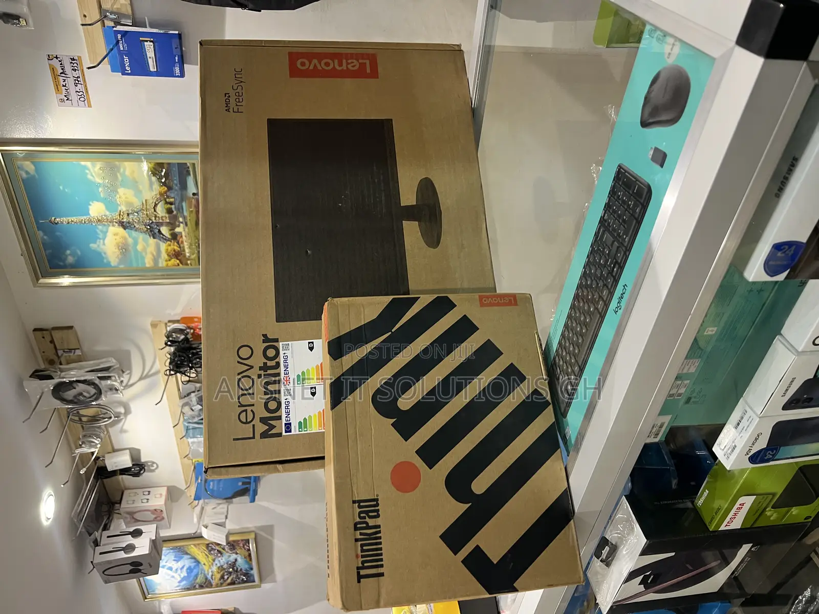 New Desktop Computer Lenovo ThinkCentre 24 8GB Intel Core I7 SSD 256GB ...