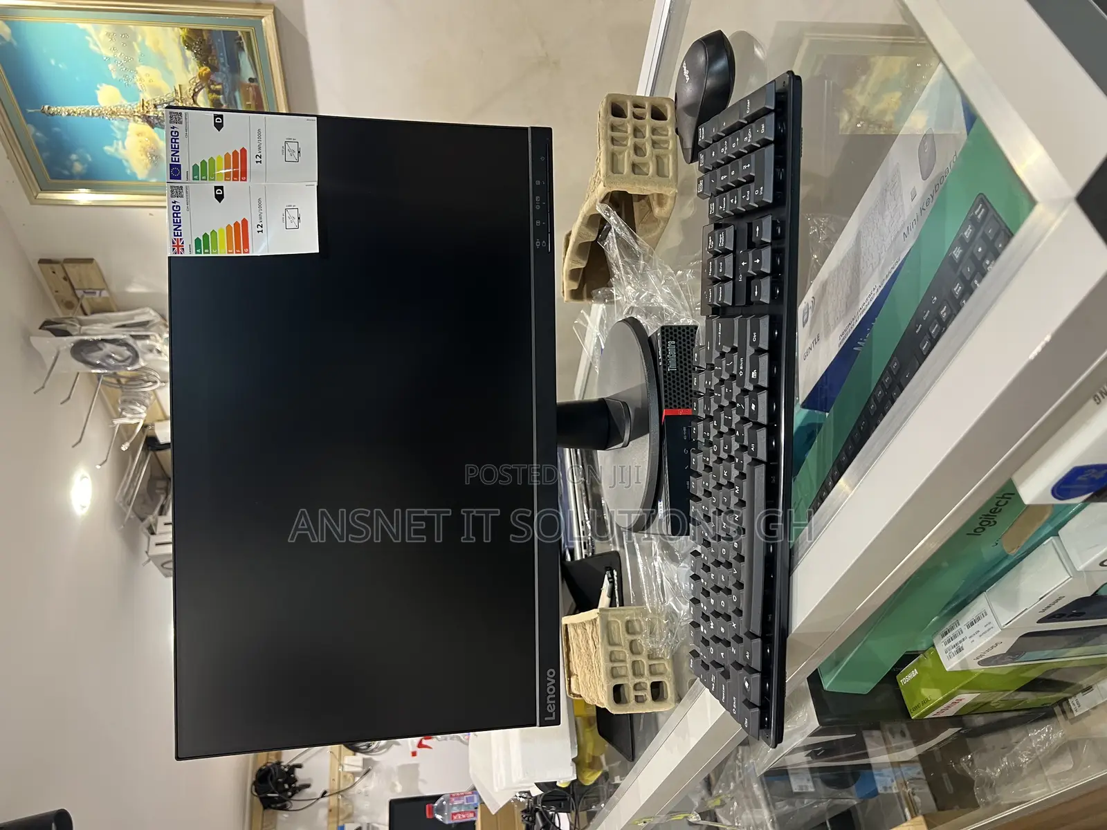 New Desktop Computer Lenovo ThinkCentre 24 8GB Intel Core I7 SSD 256GB ...