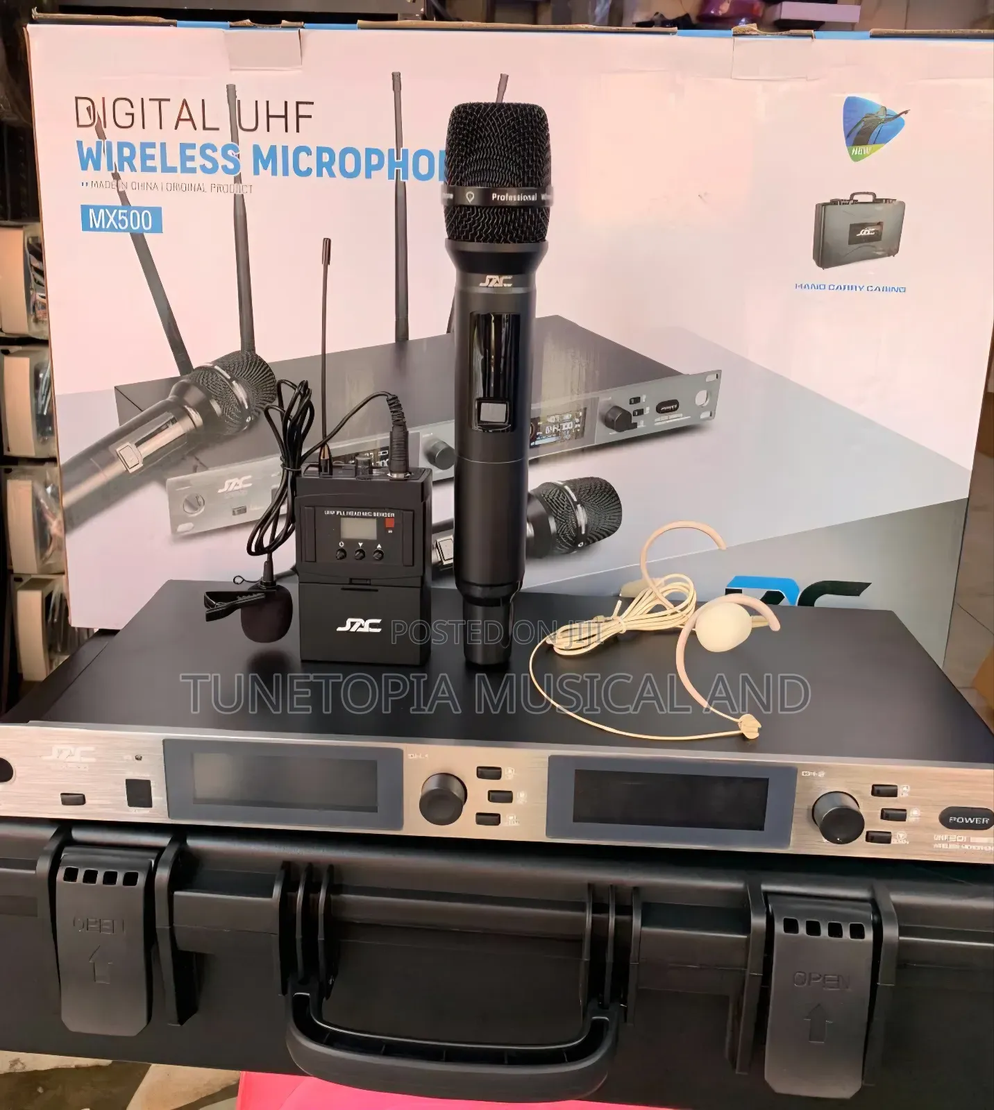 Jac Mx500 Hand and Lapel Digital Uhf Wireless Microphone in Accra ...
