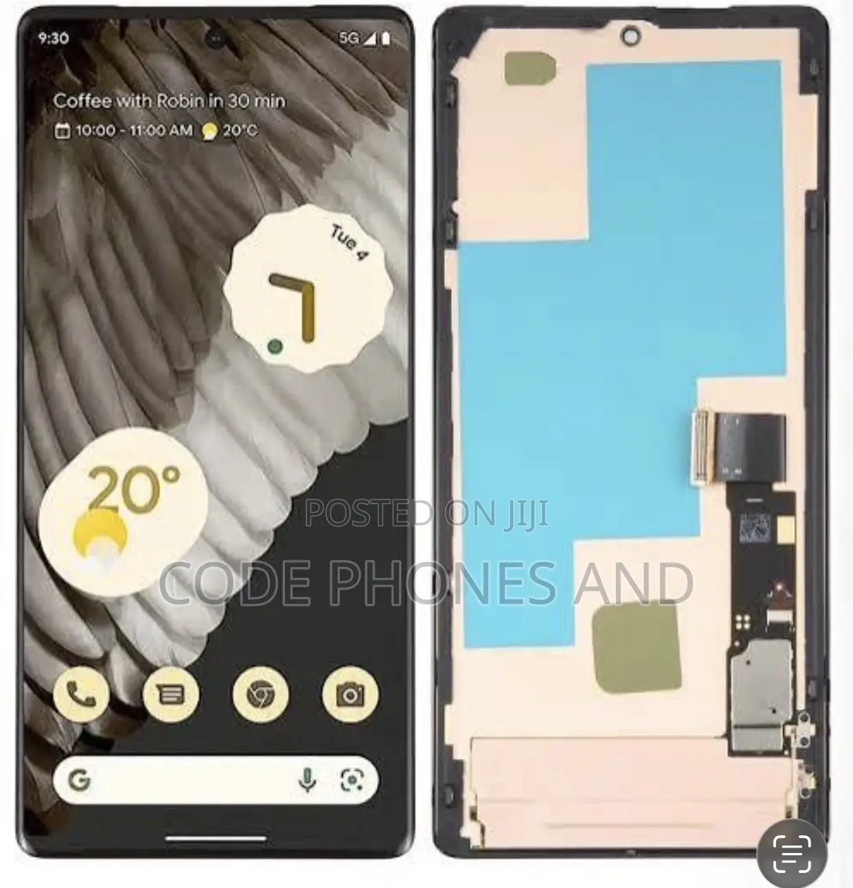 Google Pixel 7 Pro Original Phone Screen in Circle - Accessories for ...