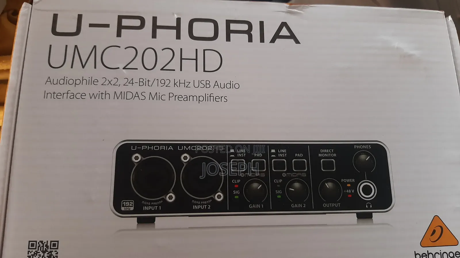Behringer Audio Interface Umc202hd in Kumasi Metropolitan - Audio ...