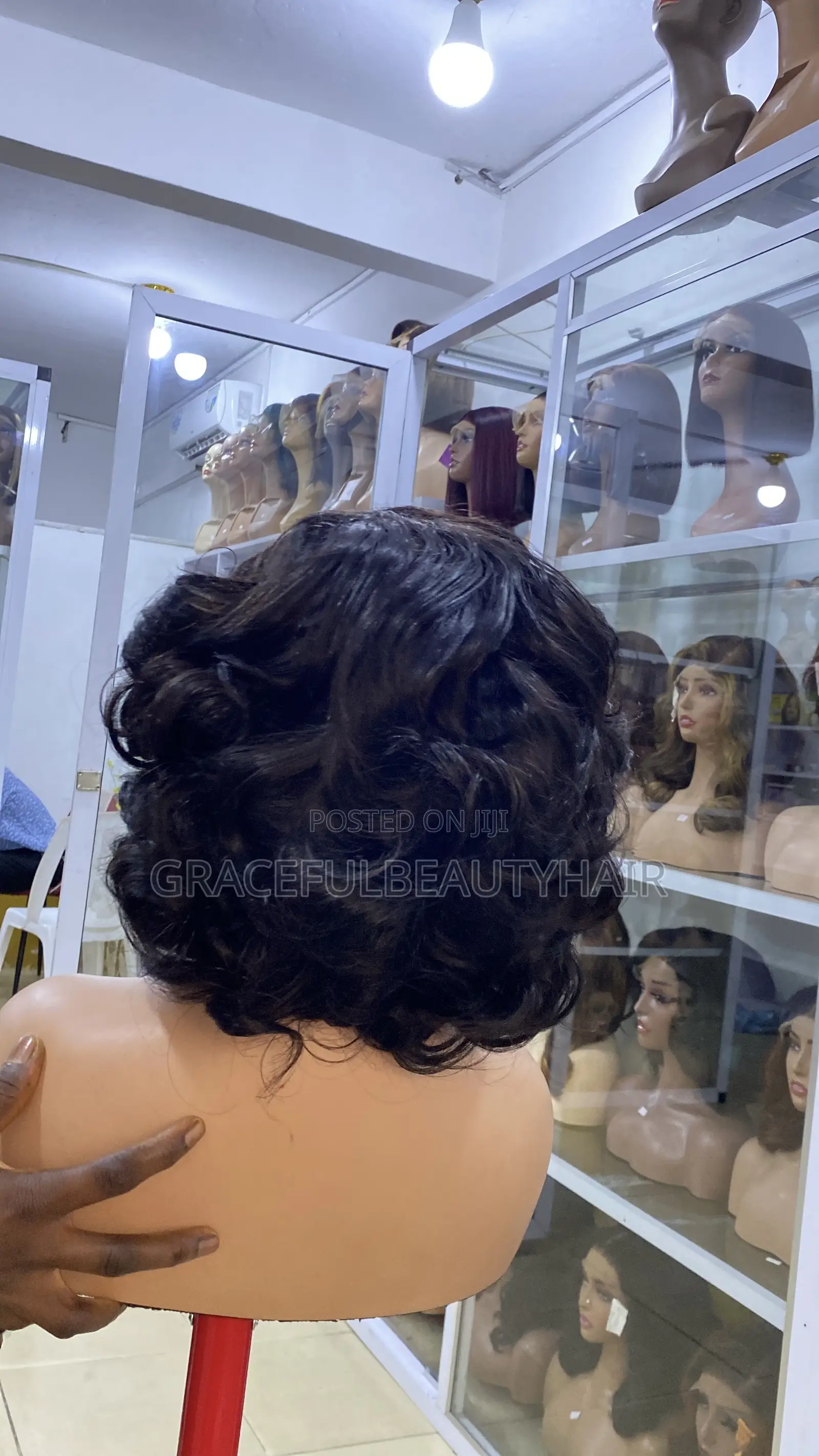 9 Inches Super Double Drawn Bouncy Curls With 4x4 Closure in Odorkor ...