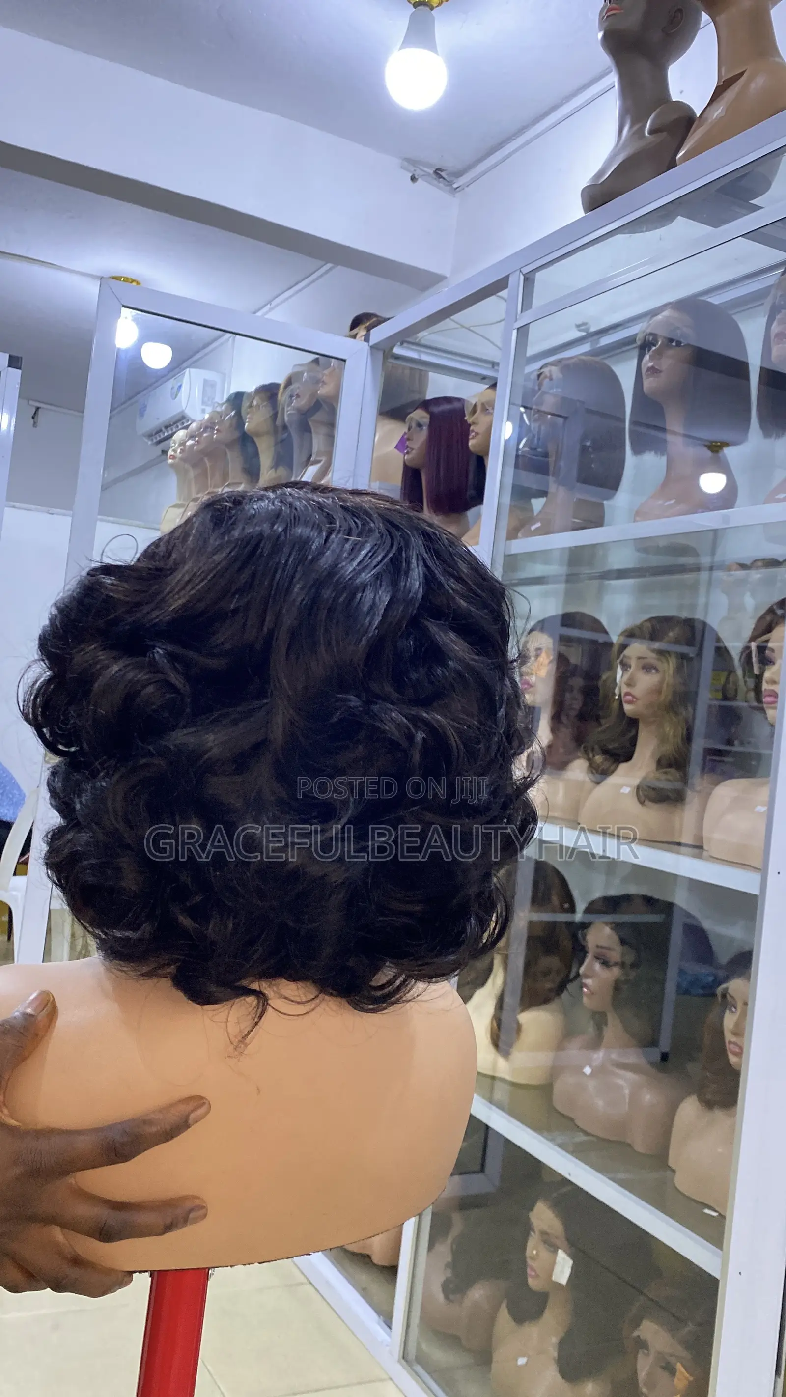 9 Inches Super Double Drawn Bouncy Curls With 4x4 Closure in Odorkor ...