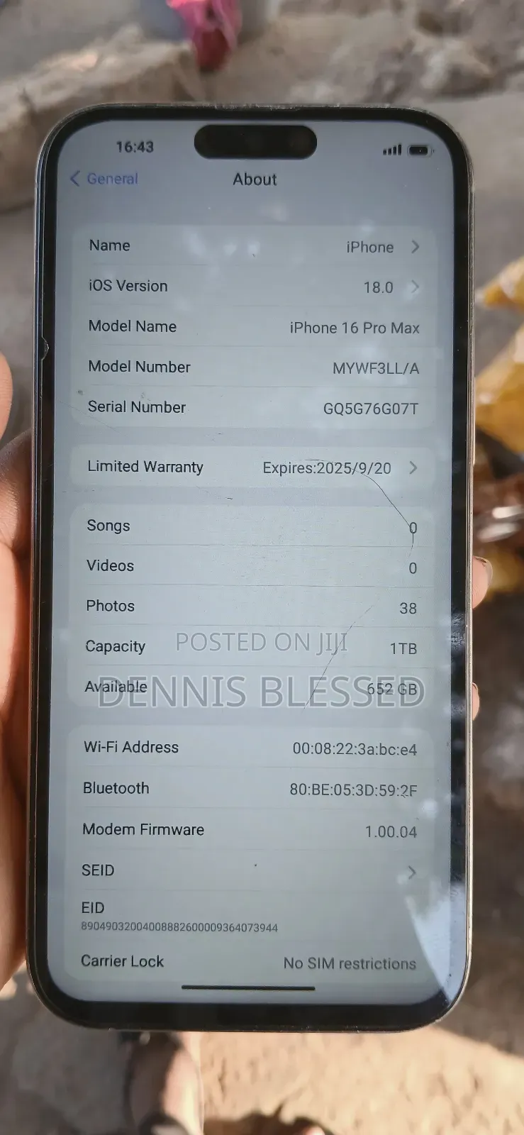 New Apple iPhone 16 Pro 1 TB Silver in Kumasi Metropolitan - Mobile ...