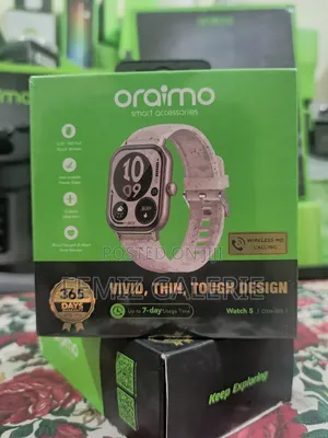Oraimo Watch 5 2.01" Hd Panda Glass 1atm Smart Watch - Berry Pink in ...