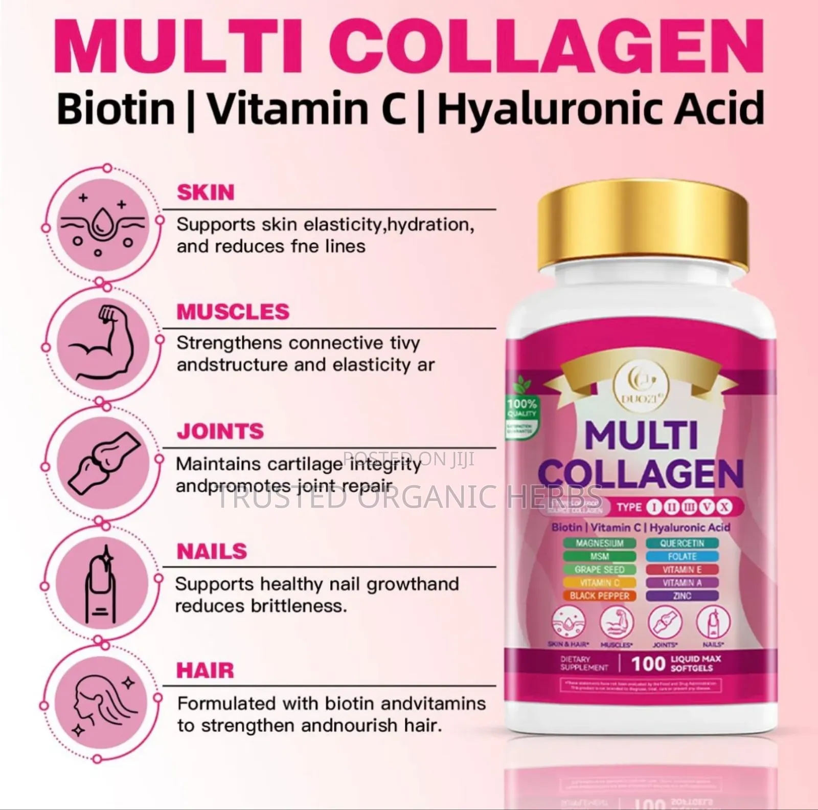 Multi Collagen - Biotin/ Vitamin C/ Hyaluronic Acid in Airport ...