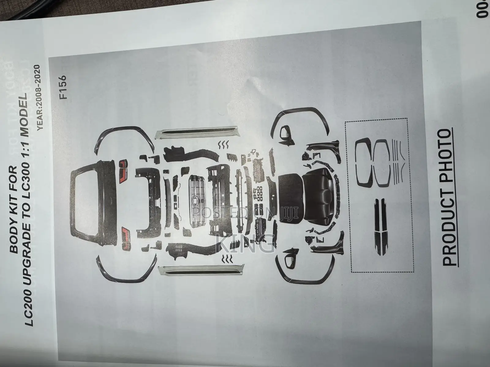 2022 2024 Toyota Land Cruiser Lc300 Face Lift Body Kit in Kumasi ...