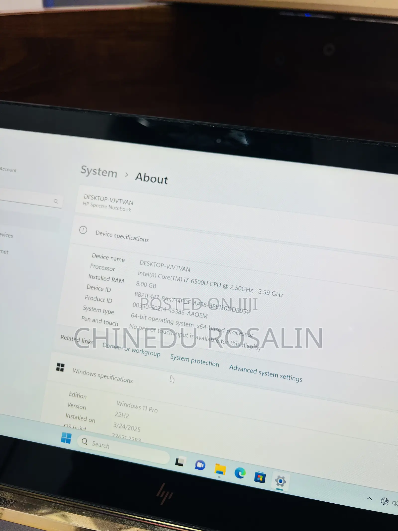 Laptop HP Spectre 14 8GB Intel Core I7 SSD 256GB in Kokomlemle ...