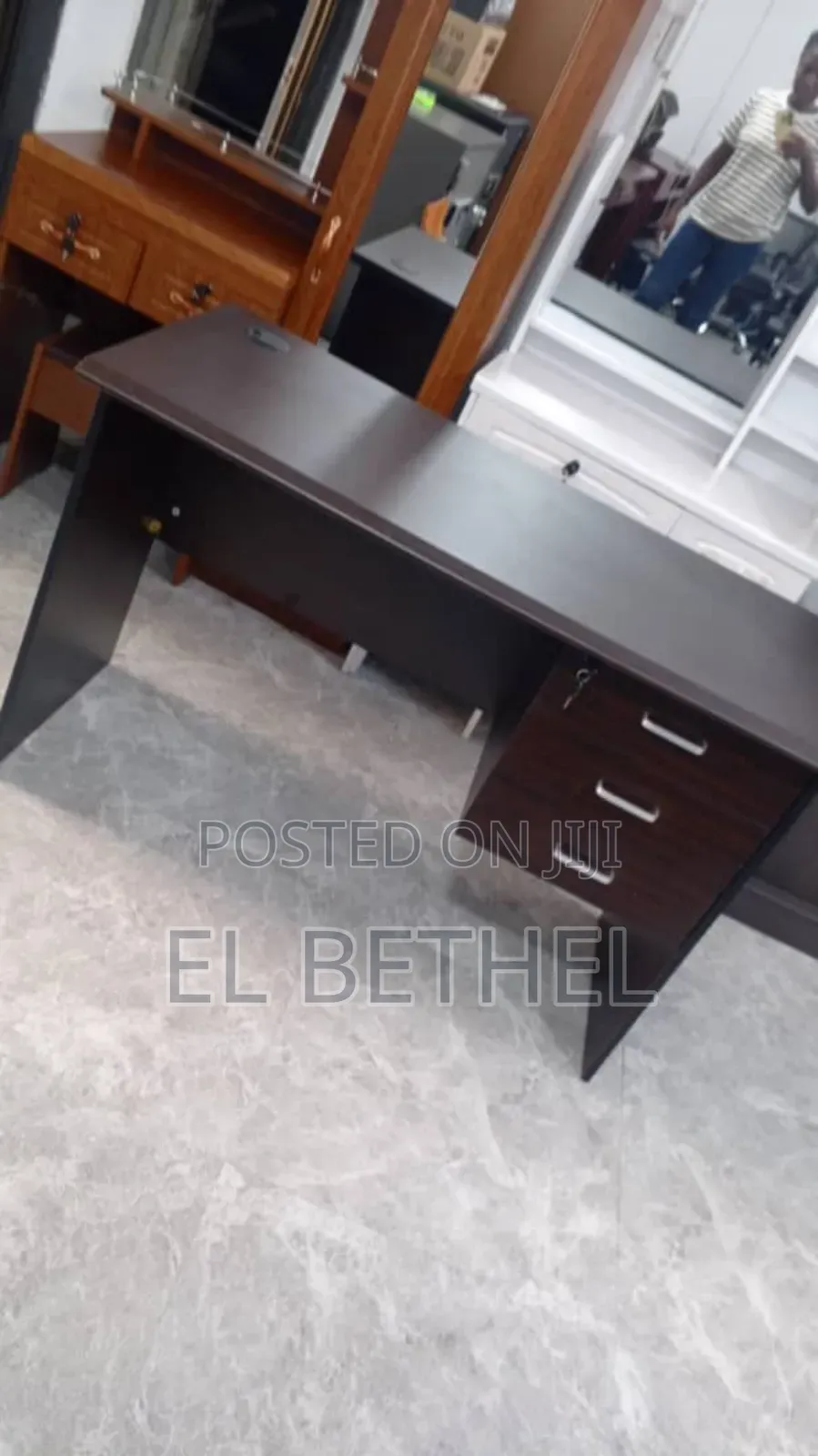 Office Desk One Point Two Coffee Color in Ofankor - Furniture, El ...