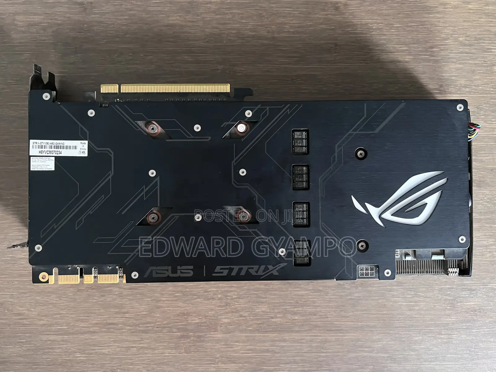 Nvidia GTX 1080 8gb Asus Rog Strix Graphics Card in Sunyani Municipal ...
